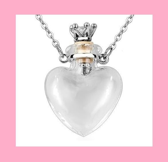 Artsy's Love Heart Necklace (Cream) | ArtsyHeartsyy